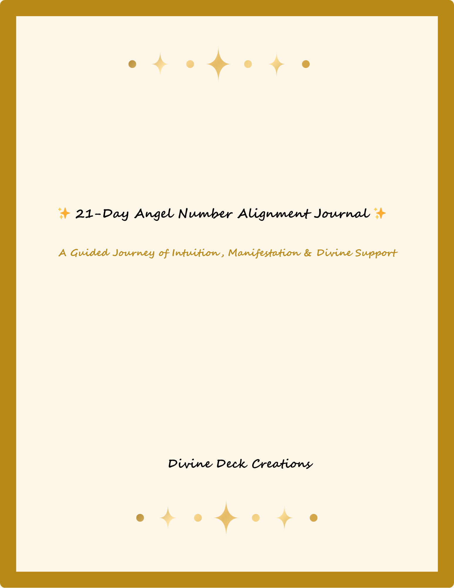 21-Day Angel Number Journaling Workbook – Printable & Fillable – Divine ...
